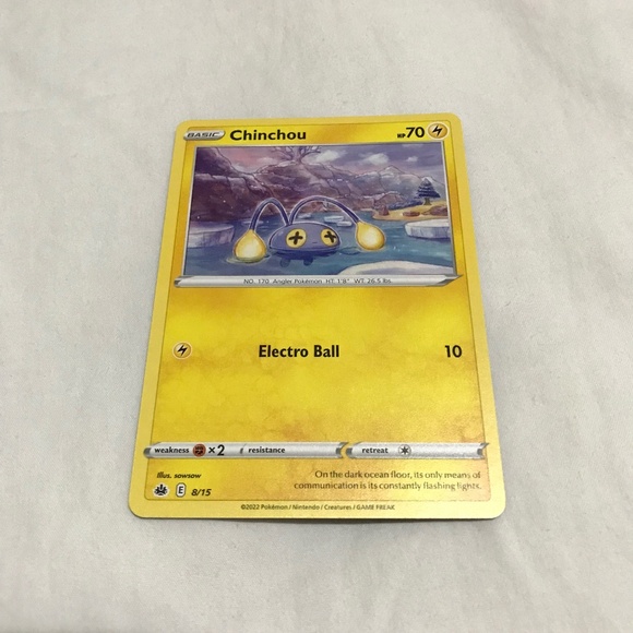 Pokemon | Toys | Pokemon Chinchou Trading Card Collectible | Poshmark
